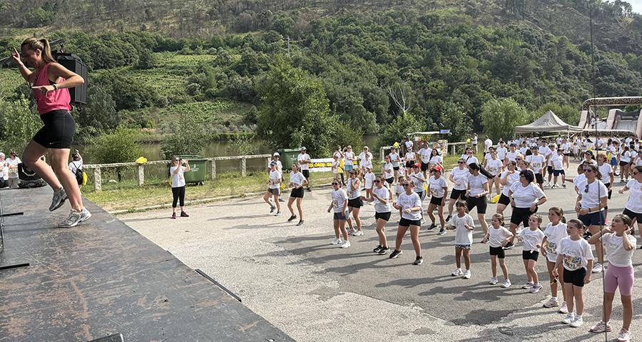 Marchosa master class de zumba previa ao Vilacolor Run 2026